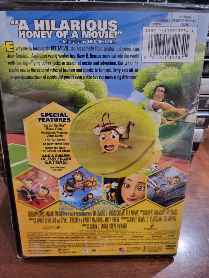 Bee Movie (DVD, 2008, Full Frame) brand new 97361322841| eBay
