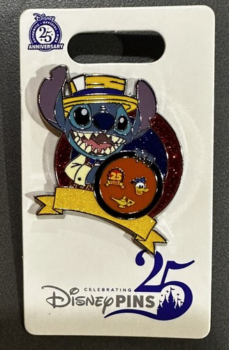 Disney Celebrating 25 Years Pin Stitch 25th Anniversary Of Pin Trading ...