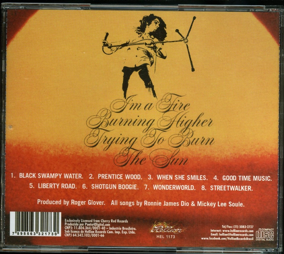 Elf Trying To Burn The Sun Brazil Press CD new Ronnie James Dio | eBay