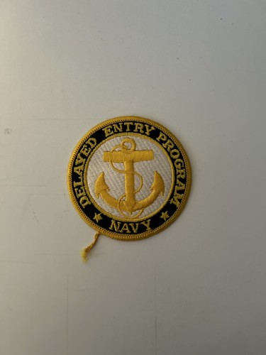 Delayed Entry Program Navy Patch Embroidered US Navy DEP 4 Inch ...