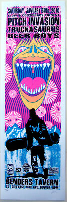 Pitch Invasion Concert Poster | eBay