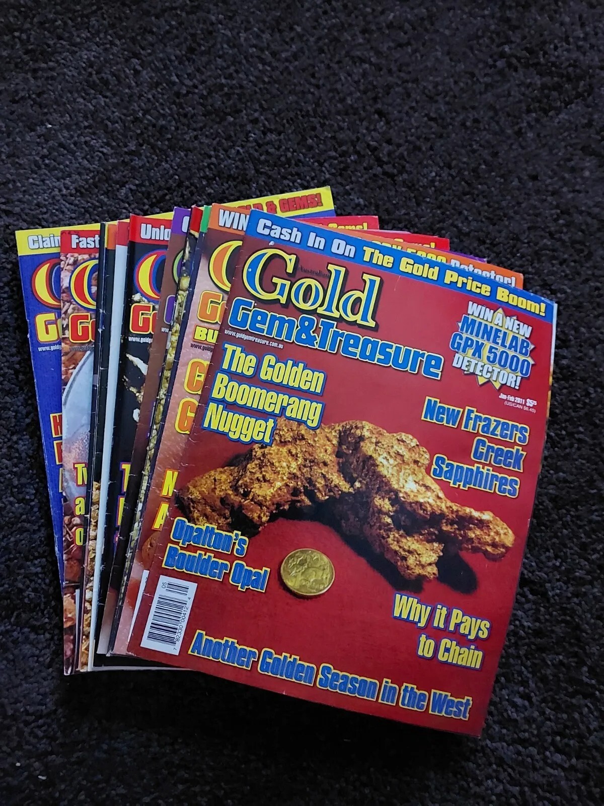 2011 (All 12 Issues) of Australian Gold Gem & Treasure Mags | eBay ...
