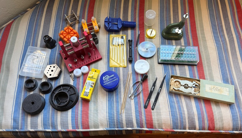 Watchmaker tool lot Watch Repair tools Horia Jeweling Tool | eBay