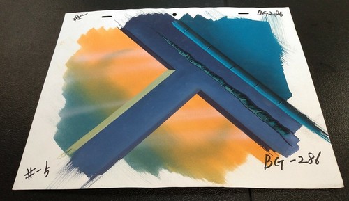 Animation cel BACKGROUND production art cels anime and western screen ...