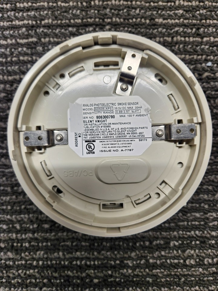 Silent Knight SD505-APS Addressable Smoke Detector w/ Base, Free Ship ...