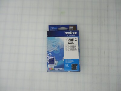 Genuine Brother LC20E Cyan Ink Cartridge for MFCJ775DW J985DW J5920DW ...