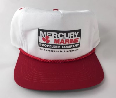 VTG MERCURY Marine Propeller Company Trucker Hat Cap Snapback | eBay