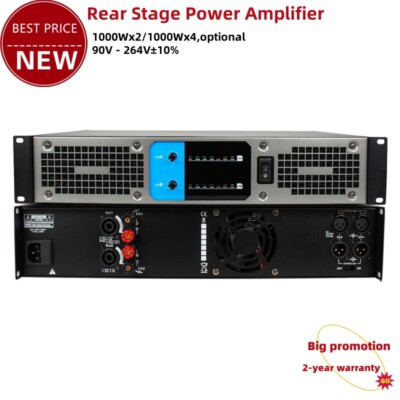 Professional Rear Stage Power Amplifier Digital CA Dual Audio Amplifier ...