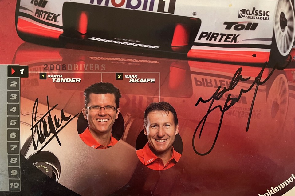 V8 Supercar 2008 Holden Heroes 1 of 10 HRT Signed by Mark Skaife ...