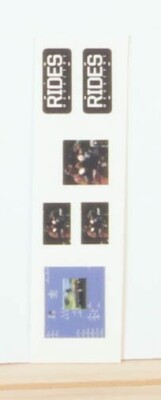 Model kit Decal Sheet rides unused P4 | eBay