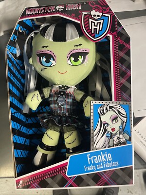 Monster High 2013 Frankie Stein Freaky & Fabulous 10" Plush Doll Ribbon ...
