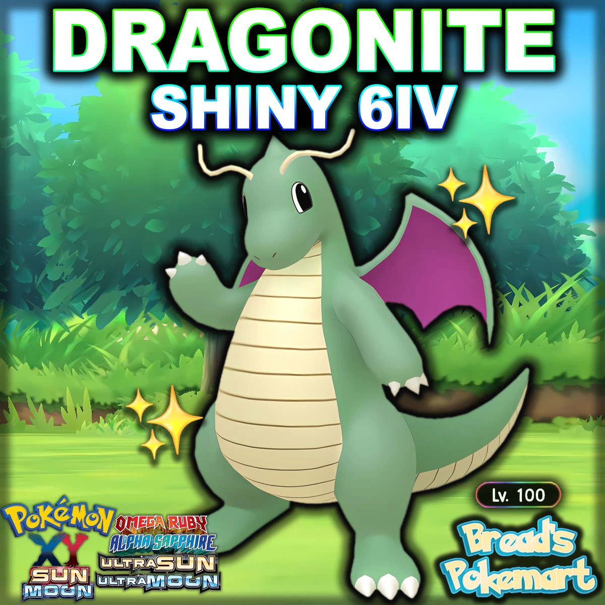 Shiny Dragonite Pokemon X