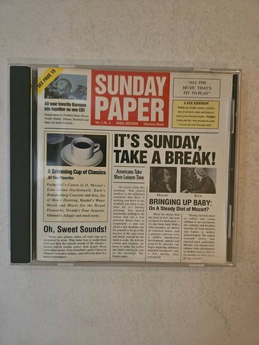 Sunday Paper Vol. 1 No. 1 By Various Artists (CD) | eBay