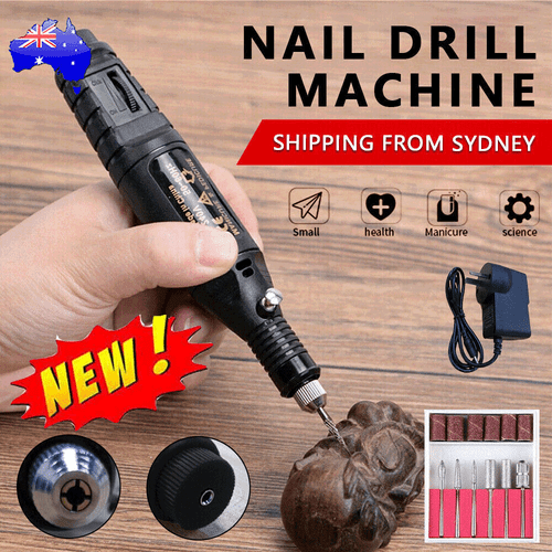 Electric Nail Drill Bits 12File Tool Set Machine Art Manicure Pen ...