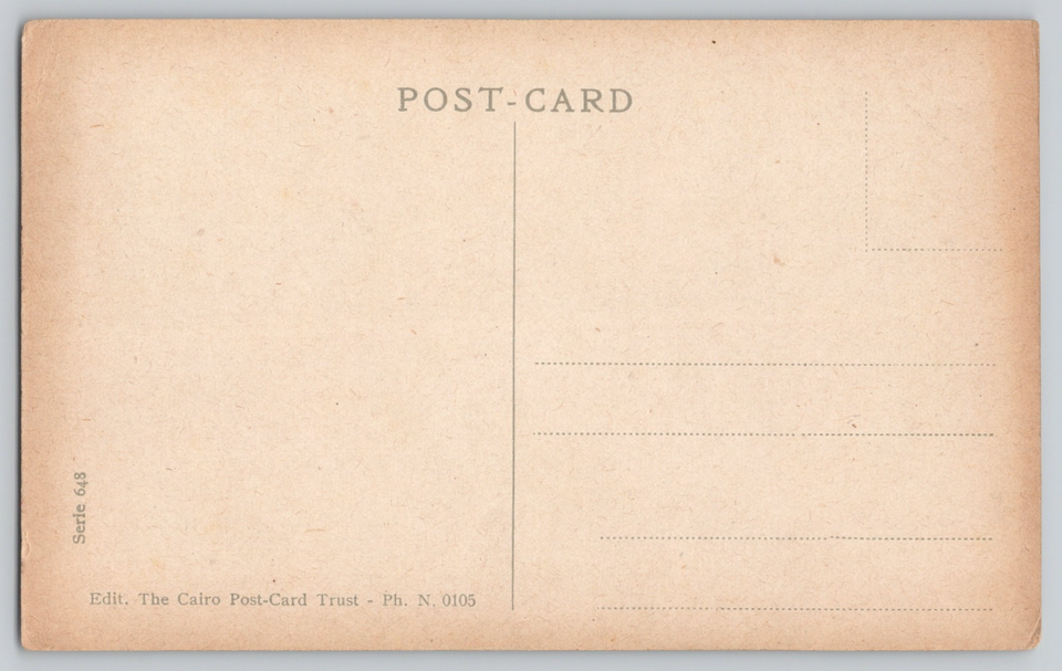 Postcard Lot of 9 Egypt Port Said Color Lithograph Street View Statue ...