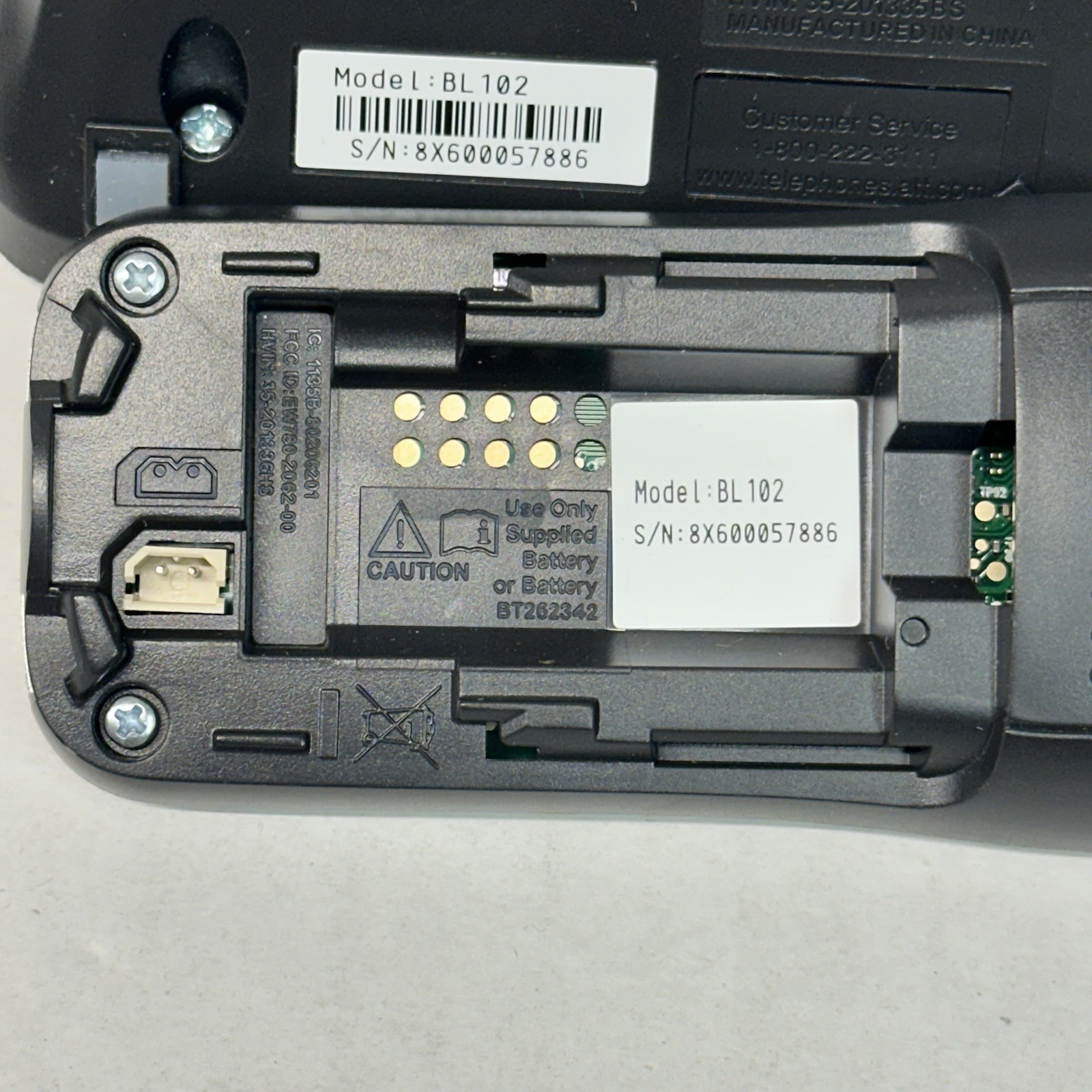 AT&T CHARGING CRADLE FOR BL102, BL102-2, BL102-3, BL102-4, BL102-5 A2.8 ...
