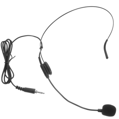 Head Microphone Lightweight Over Head 3.5mm Headset Microphone Portable ...