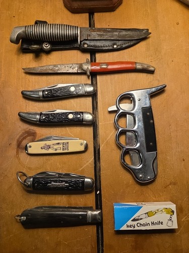 Vintage Knife Lot, 9 Pcs, ProvCut Co, Imperial, Campmaster, Elvis | eBay