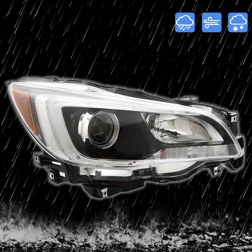 For Subaru Legacy/Outback 2015-2017 Headlight Assembly Black Halogen ...