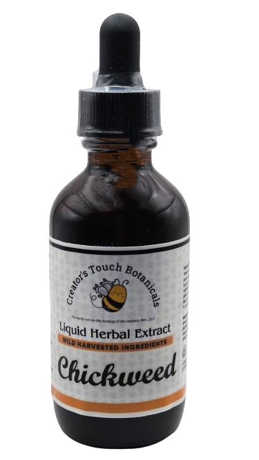 Chickweed Tincture Organic, 2oz Respiratory, Weight Support, Digestive ...