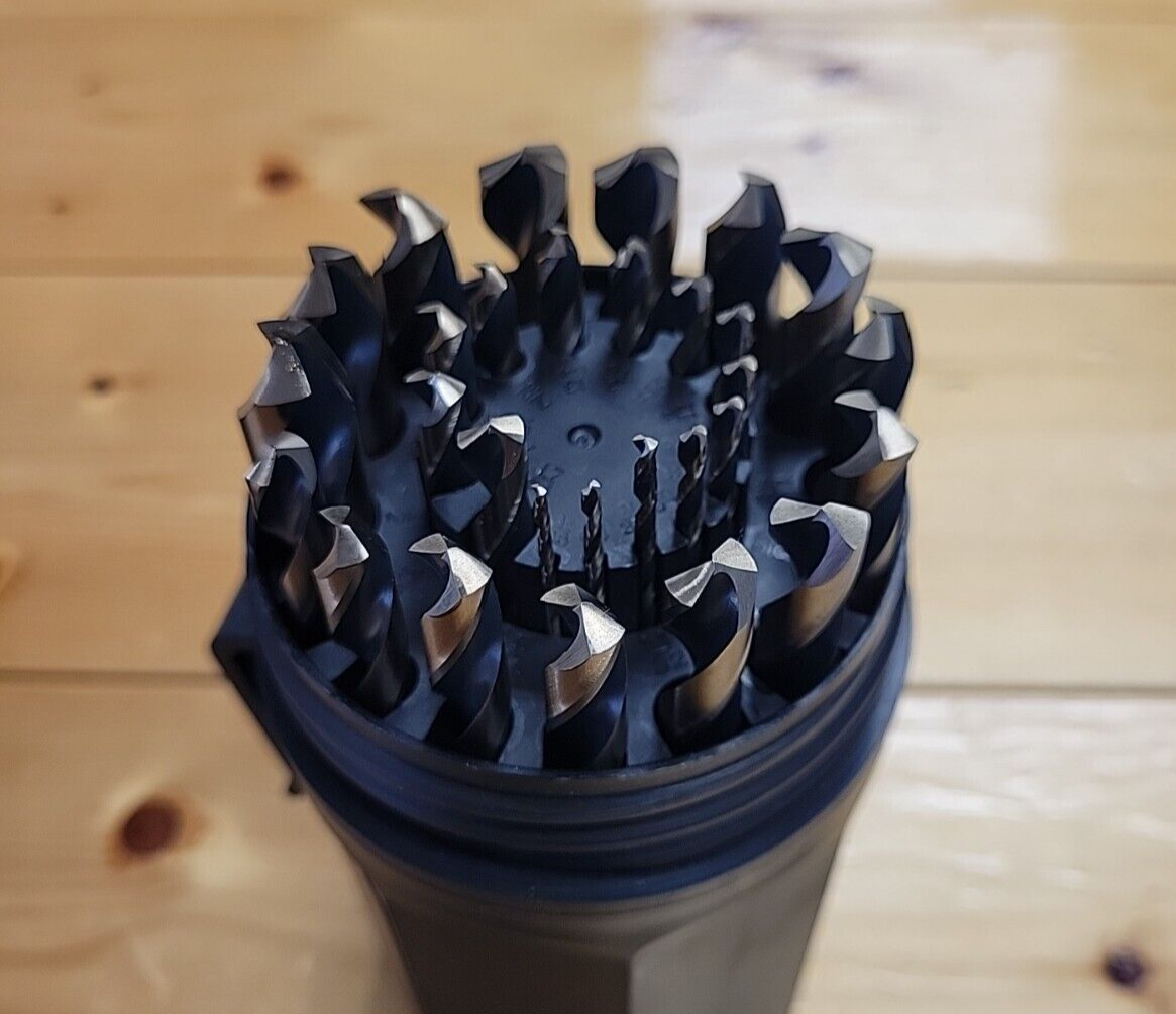 Viking Drill 29Pc AQF-29P Bully Premium Gold And Black Drill Bit Set Made in USA | eBay