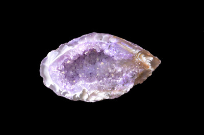 Oco Agate Geode Purple 2" Polished Crown Chakra Healing Crystal Raw ...