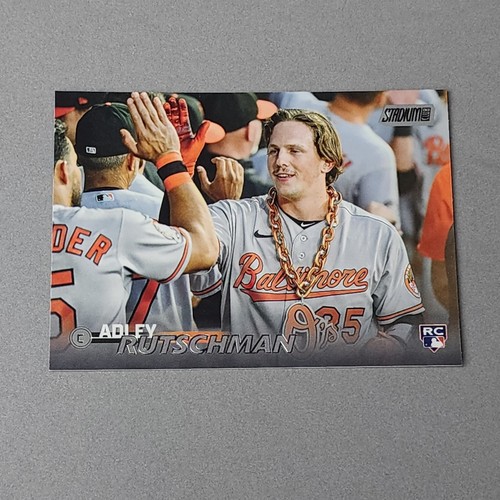 2023 Topps Stadium Club #104 Adley Rutschman Rookie Orioles Baseball ...