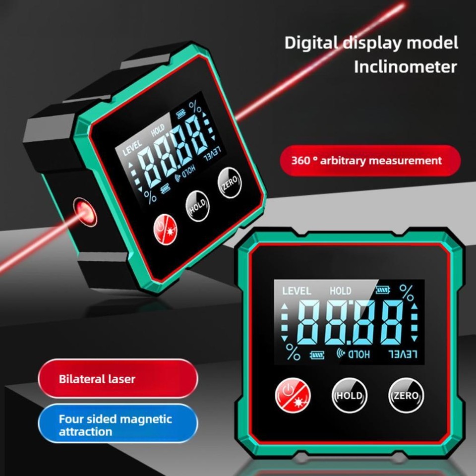 Magnetic Digital Angle Finder with/without Electronic-Laser, Angle Tool ...