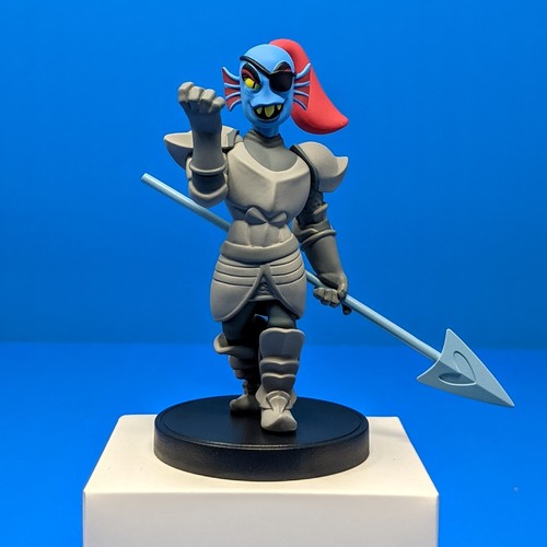 Undertale Little Buddies Undyne w/ Spear Vinyl Figure Statue Figurine ...