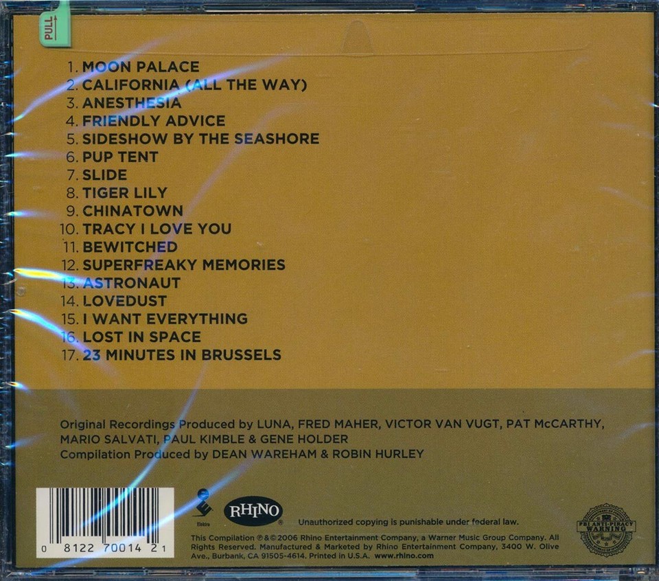 Luna - Best Of Luna - 081227001421 - CD 81227001421 | eBay