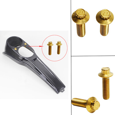 2PCS Stainless Steel Gas Tank Dash Panel Bolts Screws for Harley Low ...