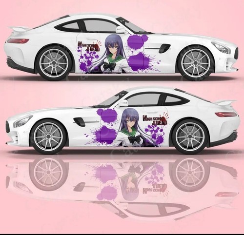 Itasha Custom Car Decals; Anime Inspired Car Decals; Itasha Side Decal ...