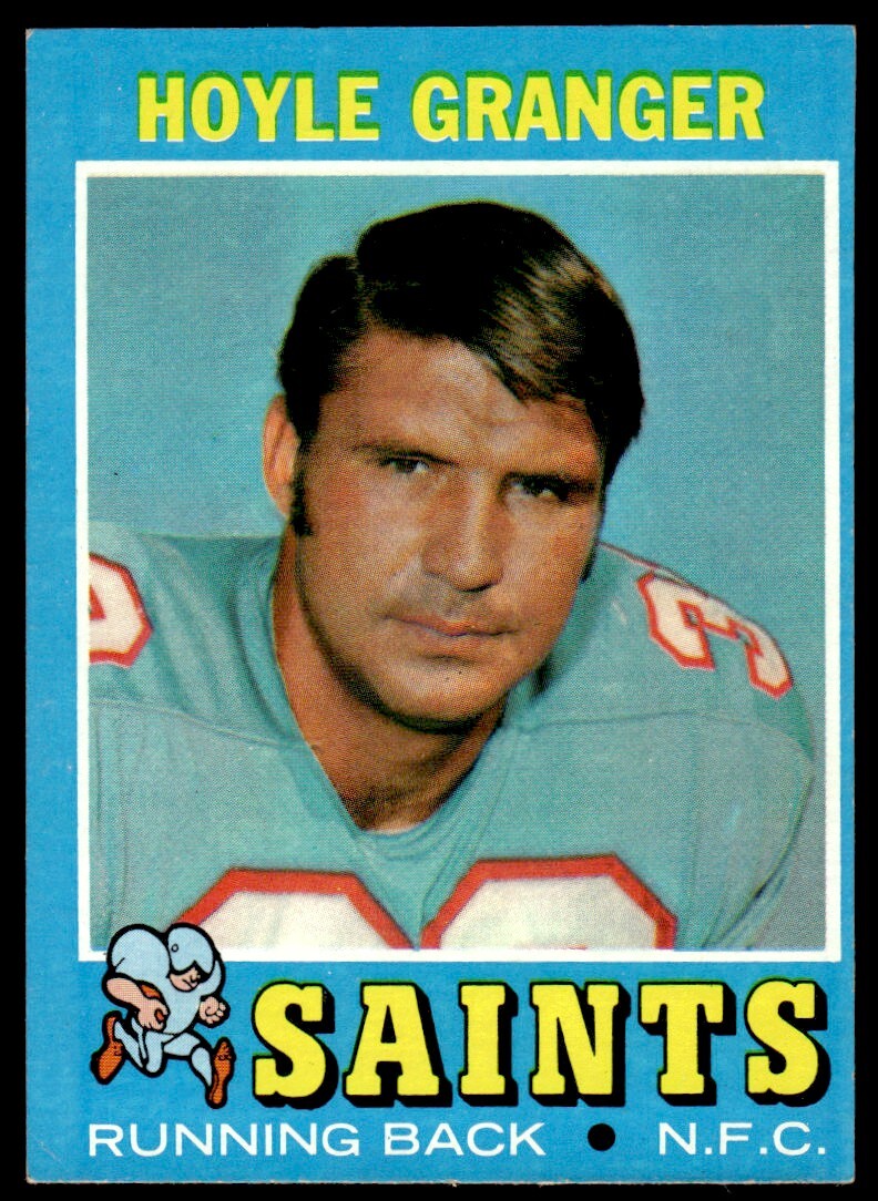 1971 TOPPS HOYLE GRANGER NEW ORLEANS SAINTS #198D | eBay