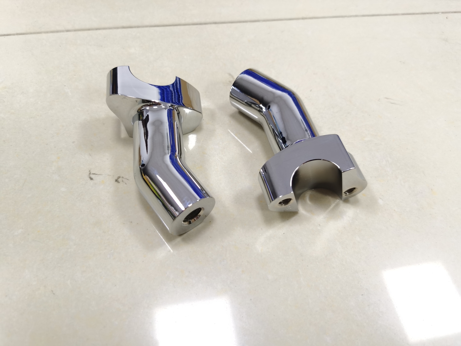 Chrome 3.5" Pullback Risers For Harley Softail Sportster XL Custom 1 ...