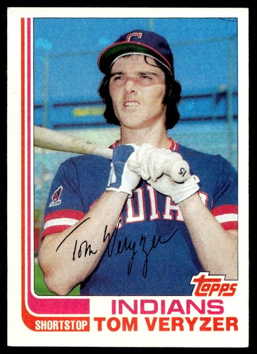 1982 Topps 387 Tom Veryzer Cleveland Indians Baseball Card | eBay