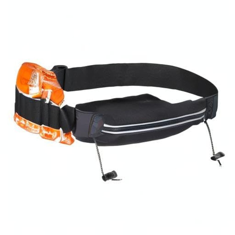 Triathlon Race Belt Running Bib Holder - One Size, Black, Neoprene ...