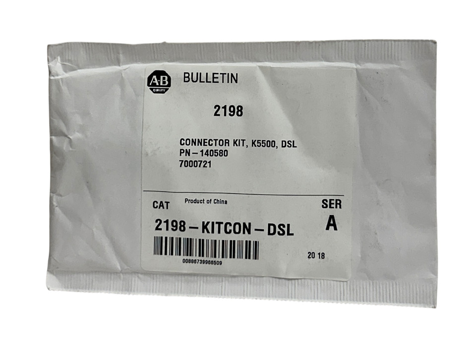 ALLEN BRADLEY 2198-KITCON-DSL /A Kinetix 5500 CONNECTOR KIT PN-140580 ...