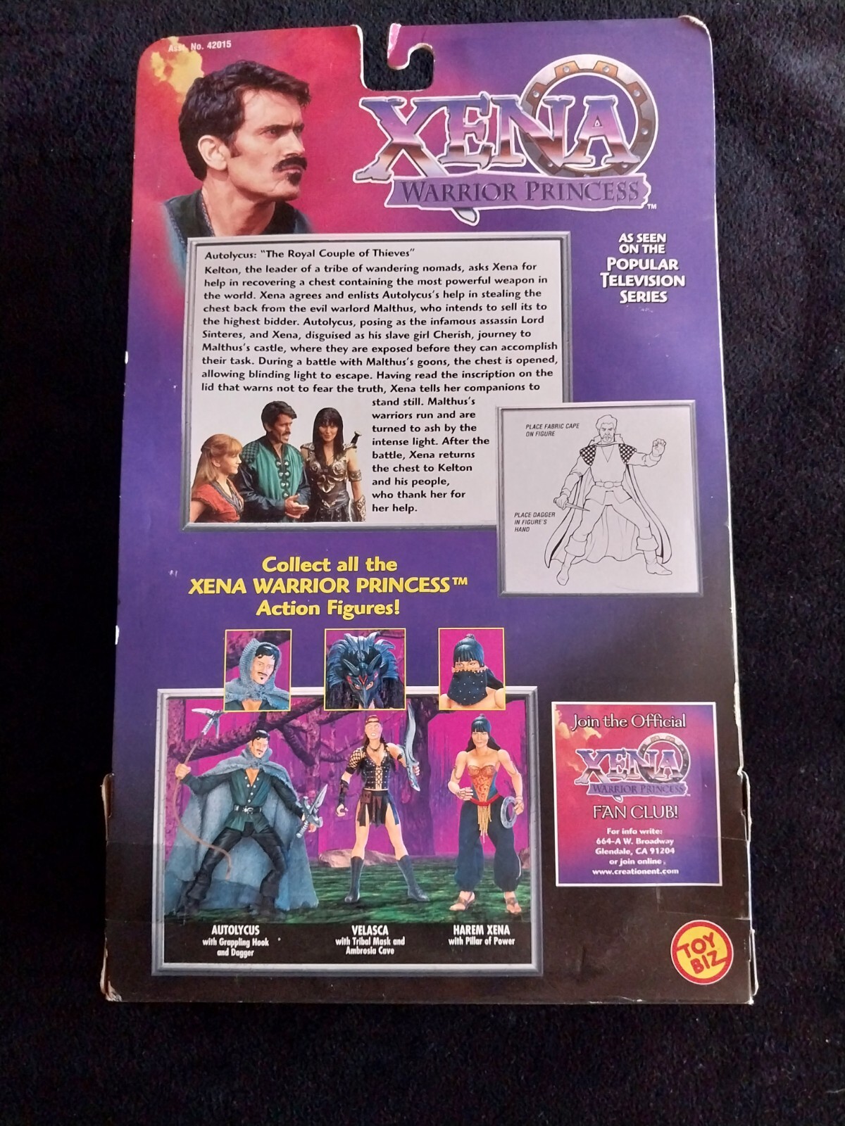 Xena Warrior Princess King of Thieves Autolycus 6" Action Figure 1998 ...