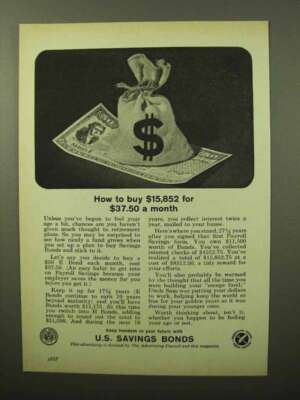 1964 U.S. Savings Bonds Ad - How To Buy | eBay