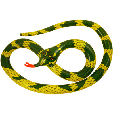 Inflatable Snake 230CM Beach Pool Swimming Toy Childrens Party Prop ...
