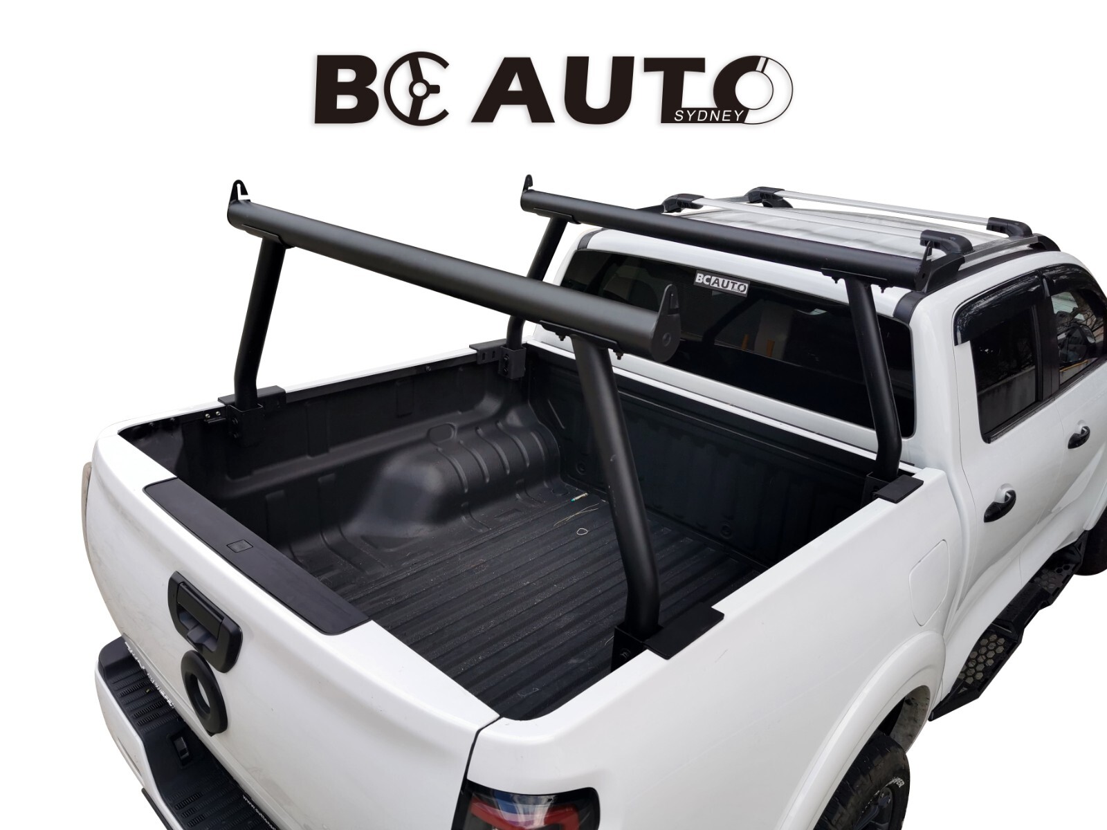 2 * Black Steel Ladder Rack for ISUZU D-Max 2020-24 150kg Loading | eBay