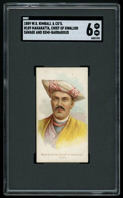 1889 N189 Kimball Savage & Semi-Barbarous Maharatta, Chief SGC 6 EX/NM ...