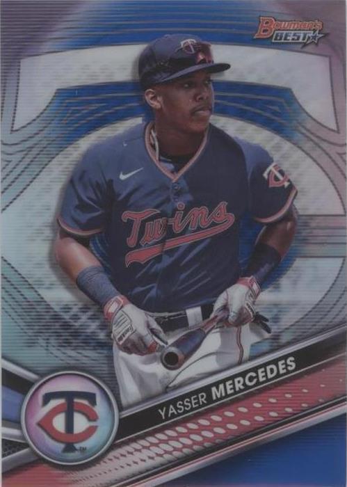 2022 Bowman's Best - Top Prospects Yasser Mercedes #TP-25 Blue ...