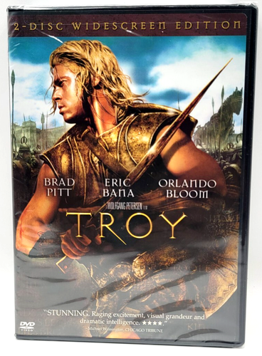 TROY DVD MOVIE 2005 2-DISC SET WIDESCREEN FACTORY SEALED BRAD PITT ...