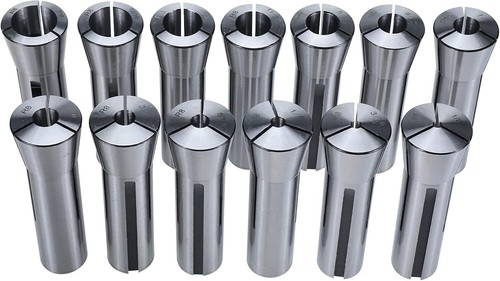 13 Piece Precision R8 Collet Set 1/8" to 7/8" Mill Chuck Holder for ...