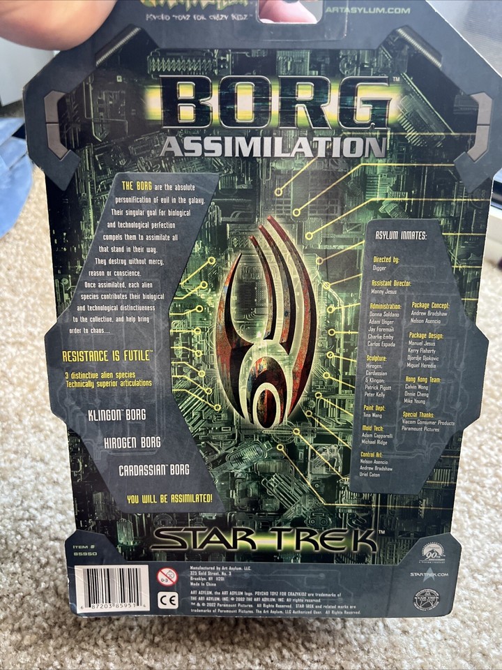 ART ASYLUM STAR TREK BORG ASSIMILATION 3 OF 3 CARDASSIAN ACTION FIGURE ...