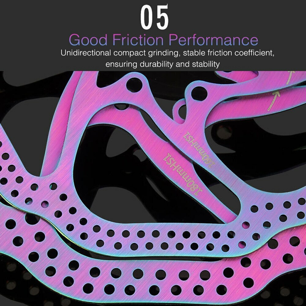 VXM Bike Disc Brake Rotor 160mm 180mm Bicycle MTB Mountain Bike 6 Bolts ...