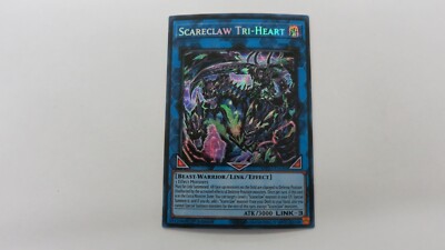 SCARECLAW TRI-HEART MP23-EN088 1ST EDITION SECRET RARE YUGIOH PACK ...