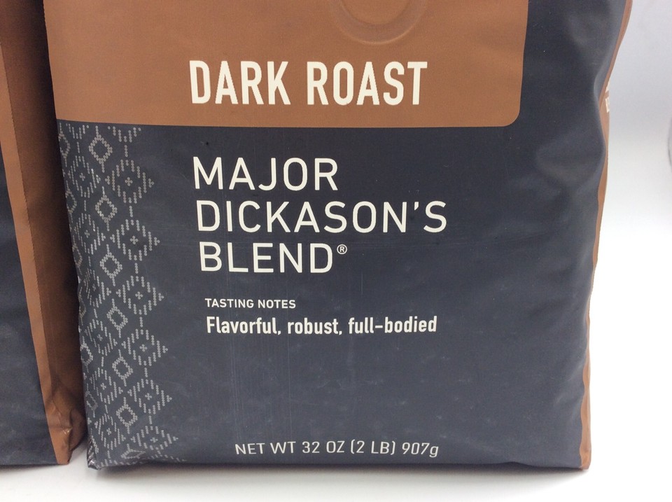 Peets Coffee Major Dickason's Blend Whole Bean, Dark Roast, 4lb Total ...