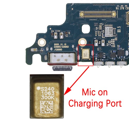 For Samsung Galaxy S21 Ultra G998U Mic Microphone Replacement | eBay